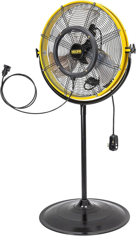 20 in. 3 Speeds Pedestal Fan with IP44 Enclosed Motor – EdenDirect